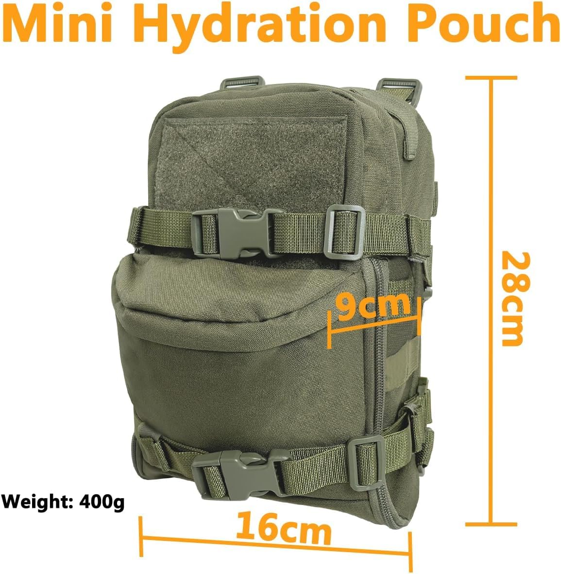 Mua Tactical MOLLE Hydration Backpack for 2L Water Bladder,500D Nylon ...