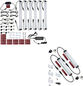 Litever Under Cabinet LED Lighting Kit Daylight 5000K (6-Light-Bar ...