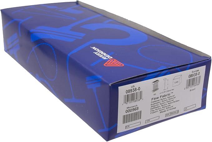 Avery Dennison 3/4" Fine Fabric Tagging Gun Barbs / Fasteners, Box of ...