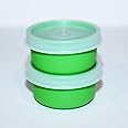 Amazon.com: Tupperware (2) Smidgets 1 Ounce Mini Containers in Green ...