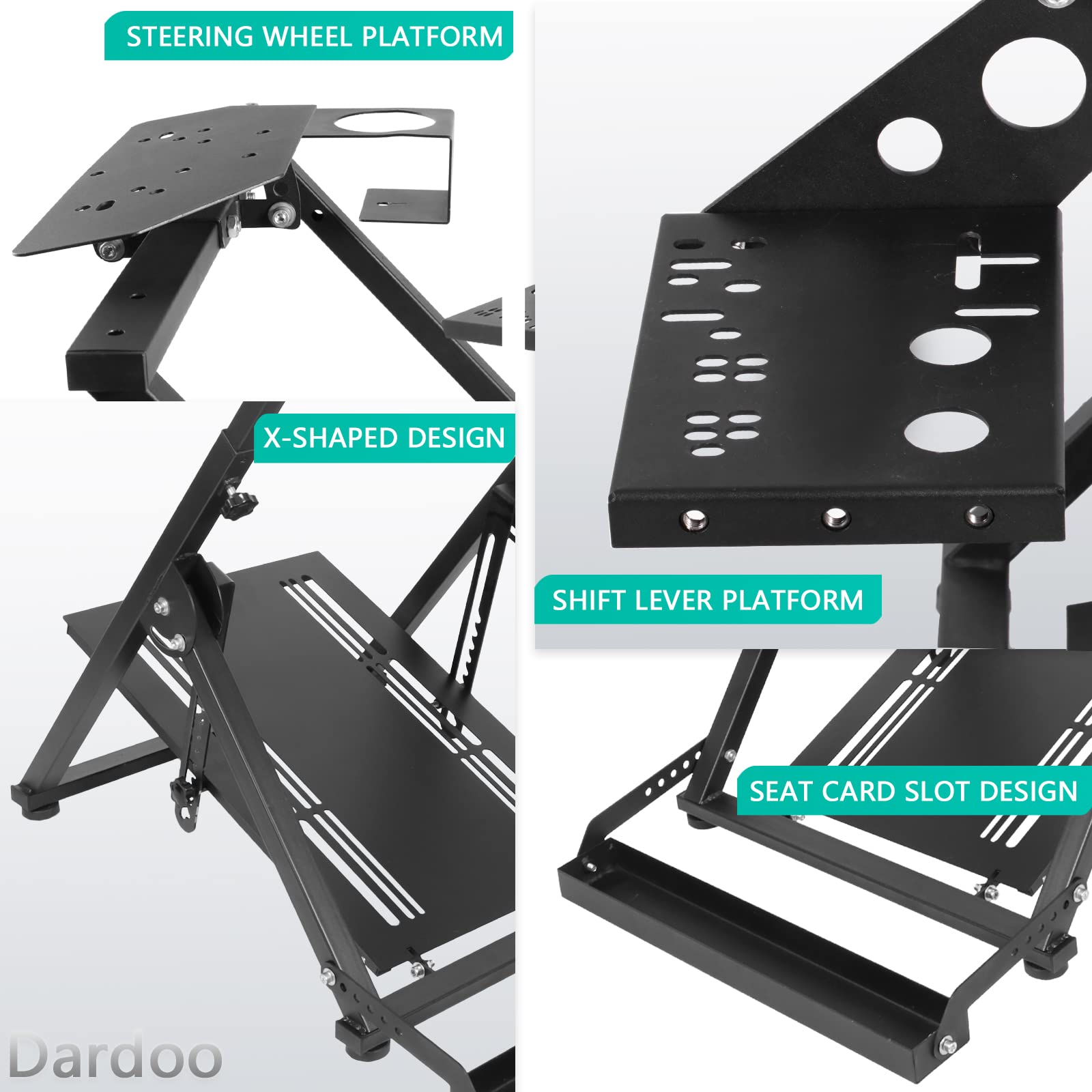 Mua Dardoo X Frame Racing Wheel Stand Fit for Logitech/Thrustmaster G25 ...