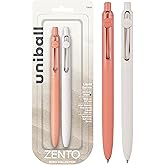 Amazon.com: Uniball Zento Gel Ink Rollerball Pens, 12 Black Medium ...