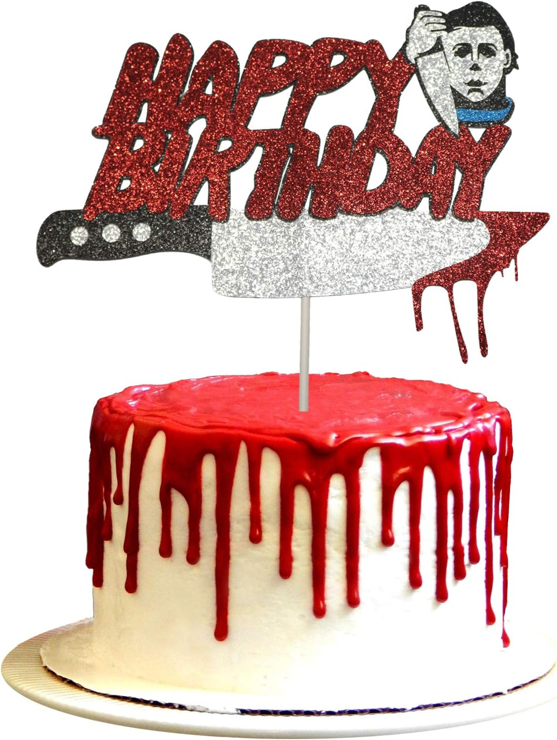Amazon.com: Have A Killer Birthday Cake Topper Horror Movie Party ...