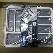 Addis Expandable Drawer Organiser Cutlery Utensil Tray with 6-8 ...