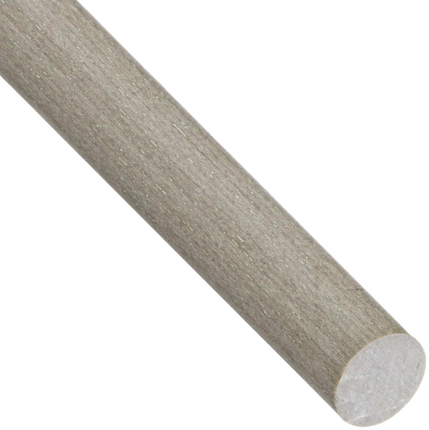 1 Diameter MDS-Filled Nylon Round Rod 1 Length Opaque Black Meets ASTM ...