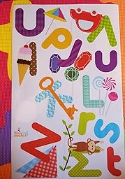 Amazon.com: Whimsical Alphabet Decorative Peel & Stick Wall Art Sticker ...