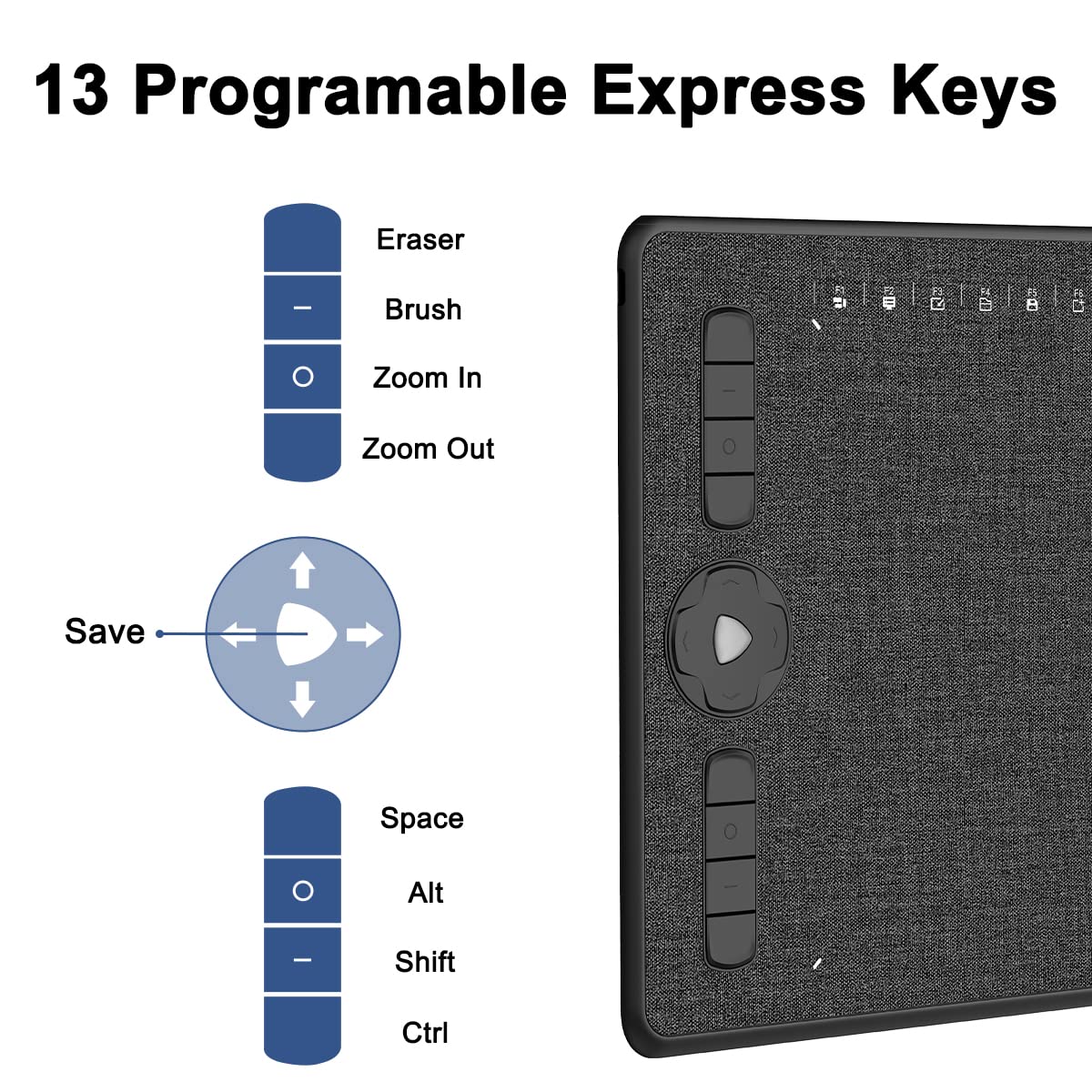 Mua Digital Drawing Tablet GAOMON M1230 Graphics Tablet 12 Inch Drawing ...