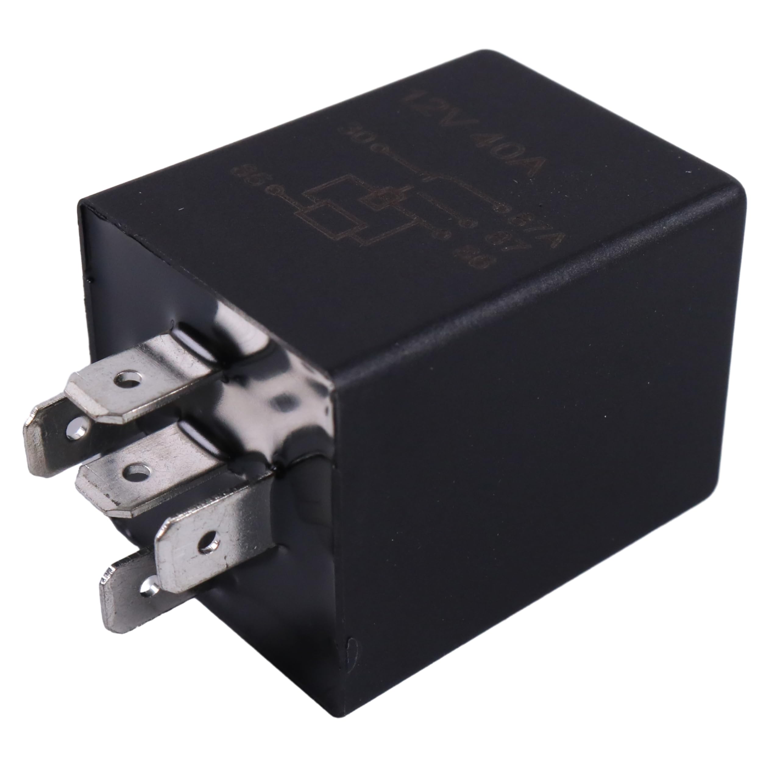 DVPARTS Time Delay Relay 10 Seconds 5 pin 12V 40A 5 pin SPDT Compatible ...