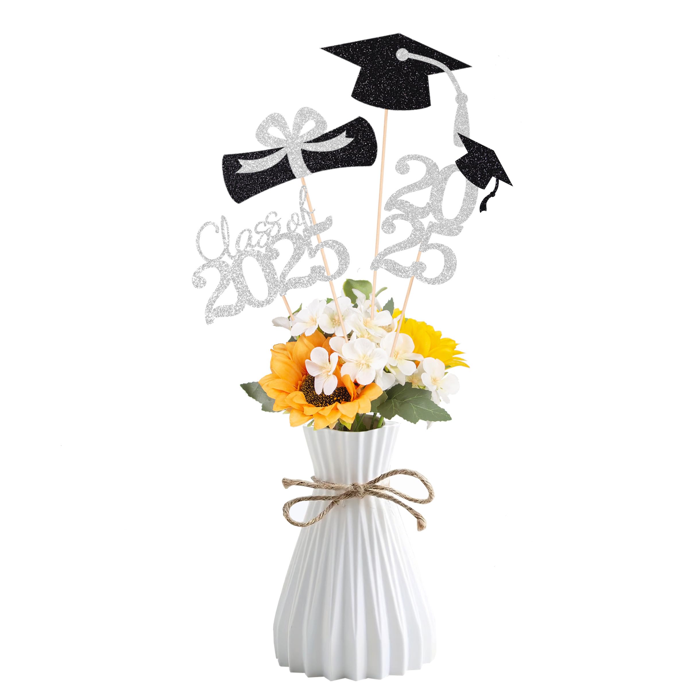 Class of 2025 Graduation Decoration Centerpieces for Tables, 2025 ...