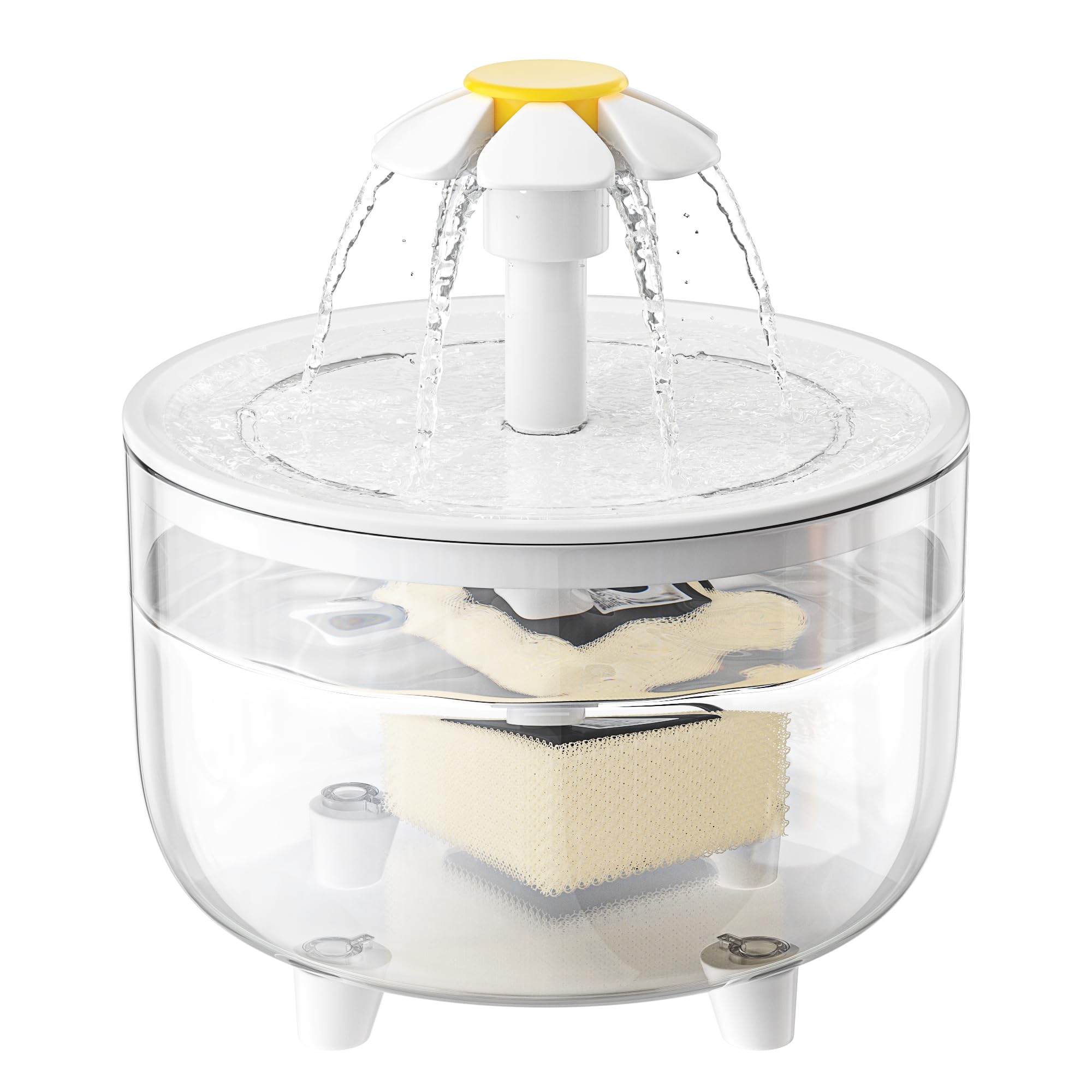 Cat Fountain Pet Cat Water Fountain 35.62oz/1L Automatic Dog Cat Water ...