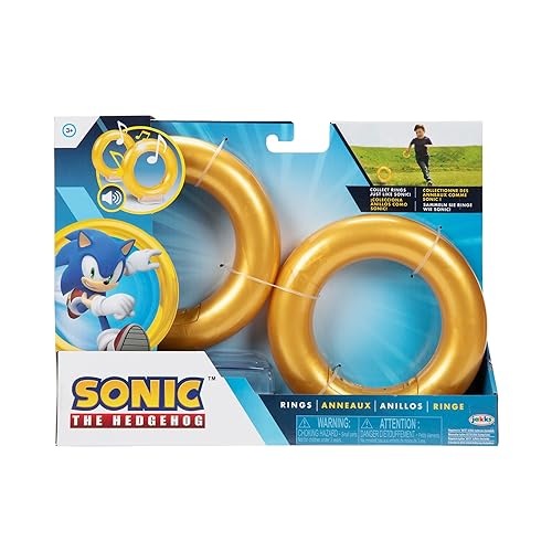 Sonic The Hedgehog Rings 2-Pack Motion Activated Sounds from Sonic ...