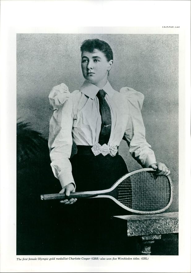 Amazon.com: Vintage photograph of Charlotte Cooper: Entertainment ...