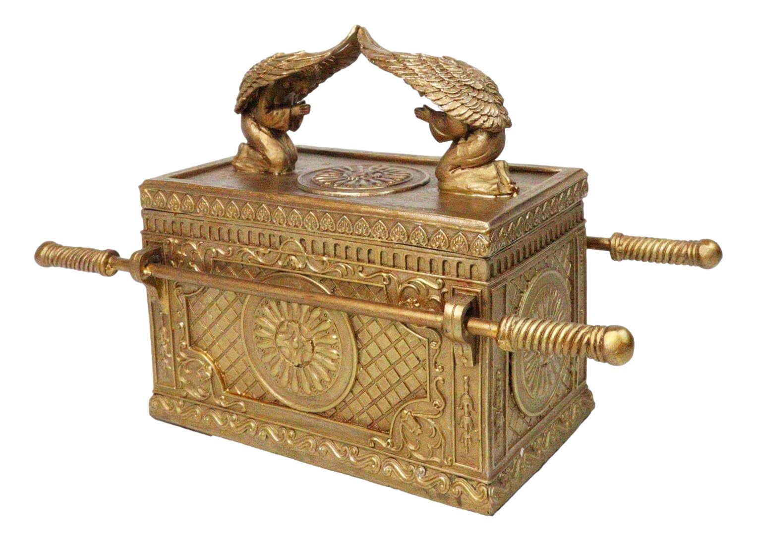 Mua Ebros Matte Gold Holy Ark of The Covenant with Ten Commandments Rod ...