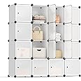 Amazon.com: SONGMICS Cube Storage Organizer, Set of 16 Plastic Cubes ...