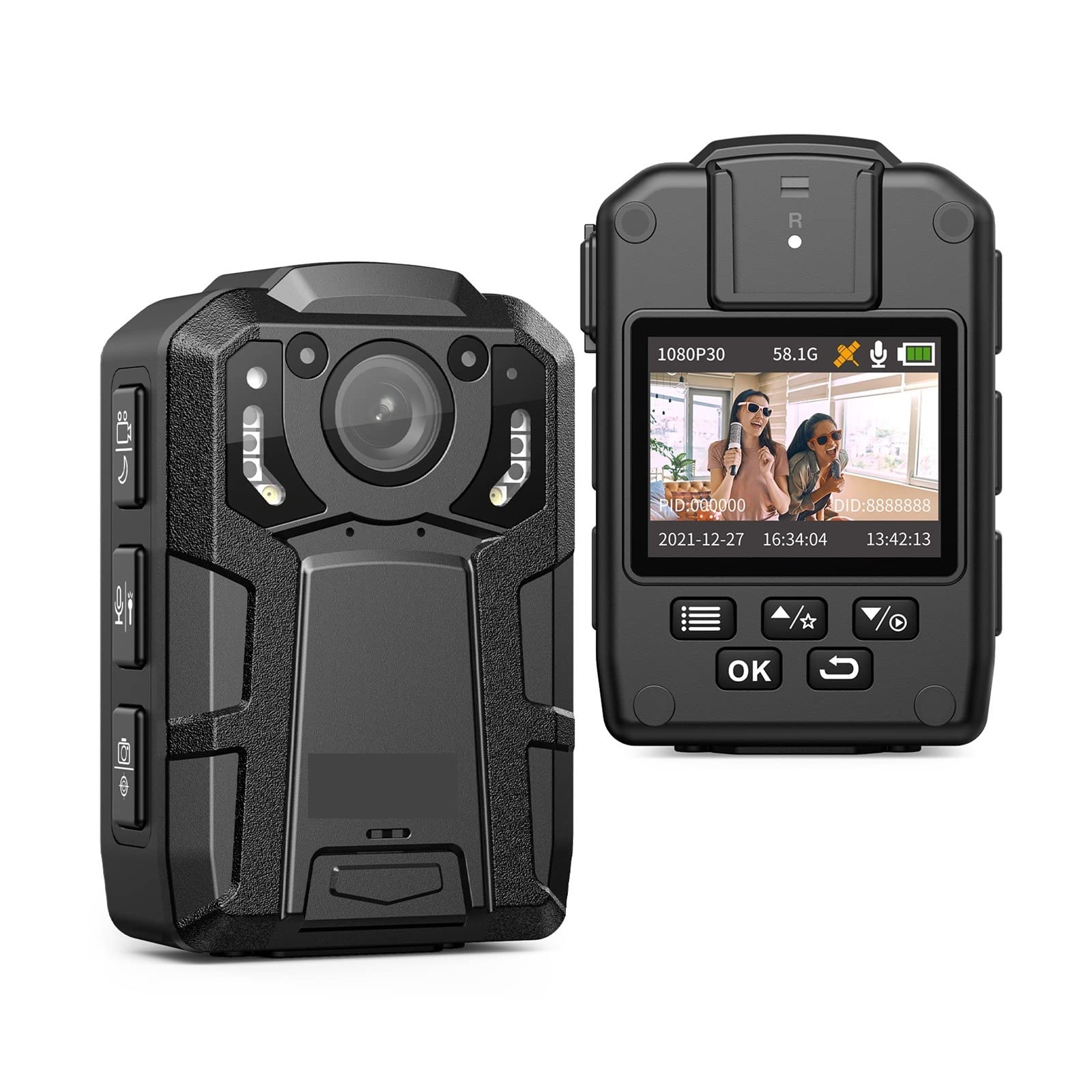 Mua Police Wearable Camera Body Mounted Camera 4K GPS Truck 14-16 Hours ...