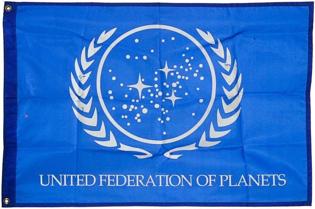 United Federation of Planets Flag, Exclusive Star Trek Merchandise for ...