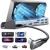 Amazon.com: JSAUX M.2 Docking Station 6-in-1 for Steam Deck/ROG Ally with 65W AC Adapter Charger ...