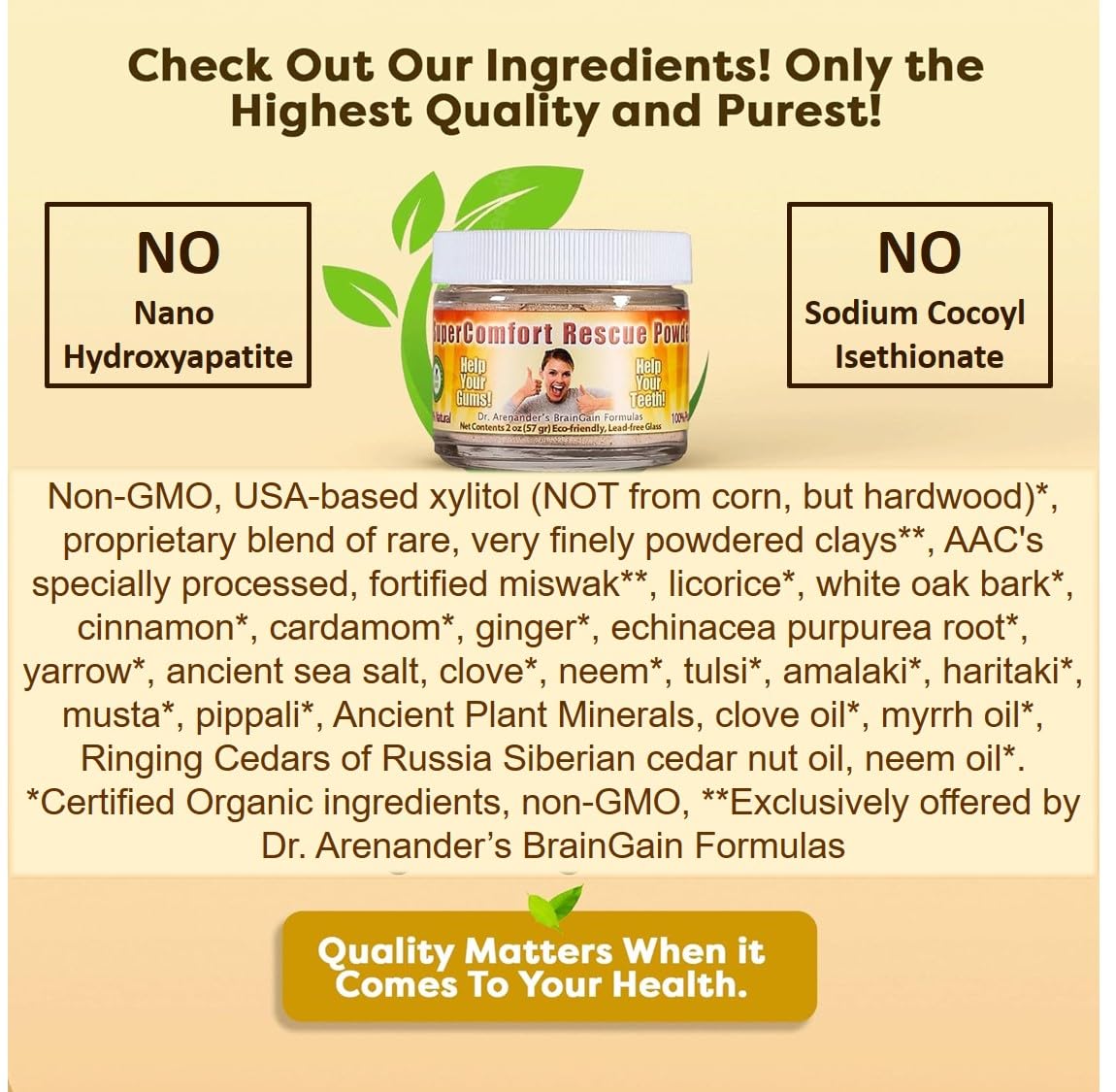 Mua Gum Disease Help! Organic Tooth Powder - Rescue Powder - Helps Gum ...