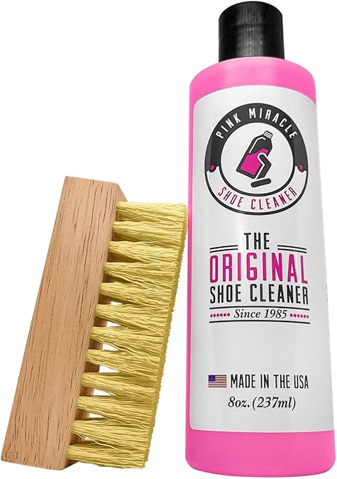 Pink Miracle Bottle - Shoe Cleaner - and Fabric Cleaner Solution With ...