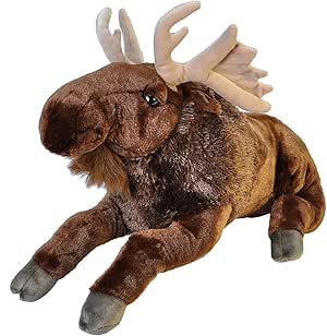Wild Republic Jumbo Moose Plush, Giant Stuffed Animal, Plush Toy, Gifts ...