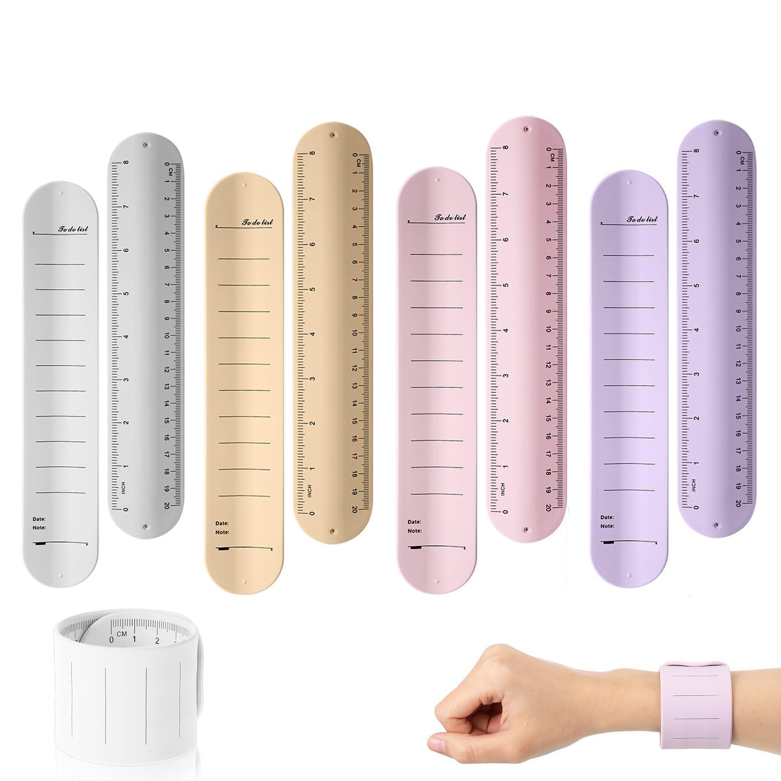 Mua Dekori Wristbands Memo 4 Pieces Wrap Around the Arm Notepad Wrist ...