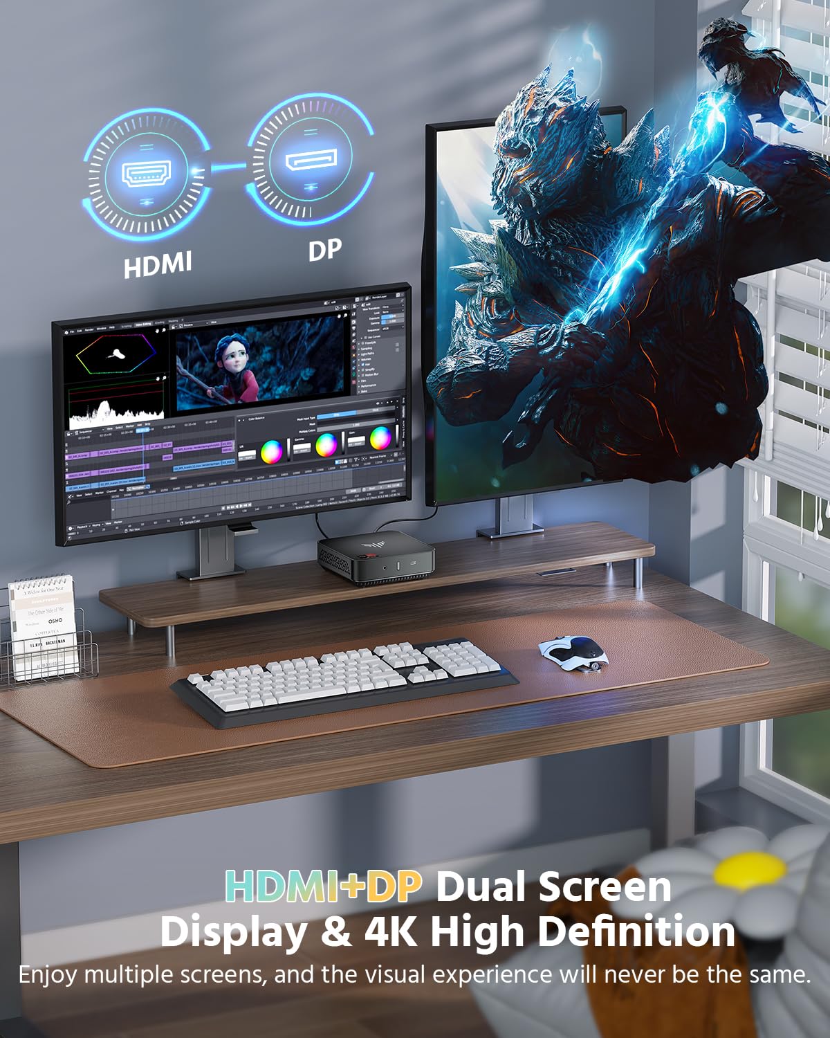 Mua KAMRUI Mini Gaming PC AMD Ryzen 7 5800U(8C/16T,Up to 4.4GHz), Mini ...