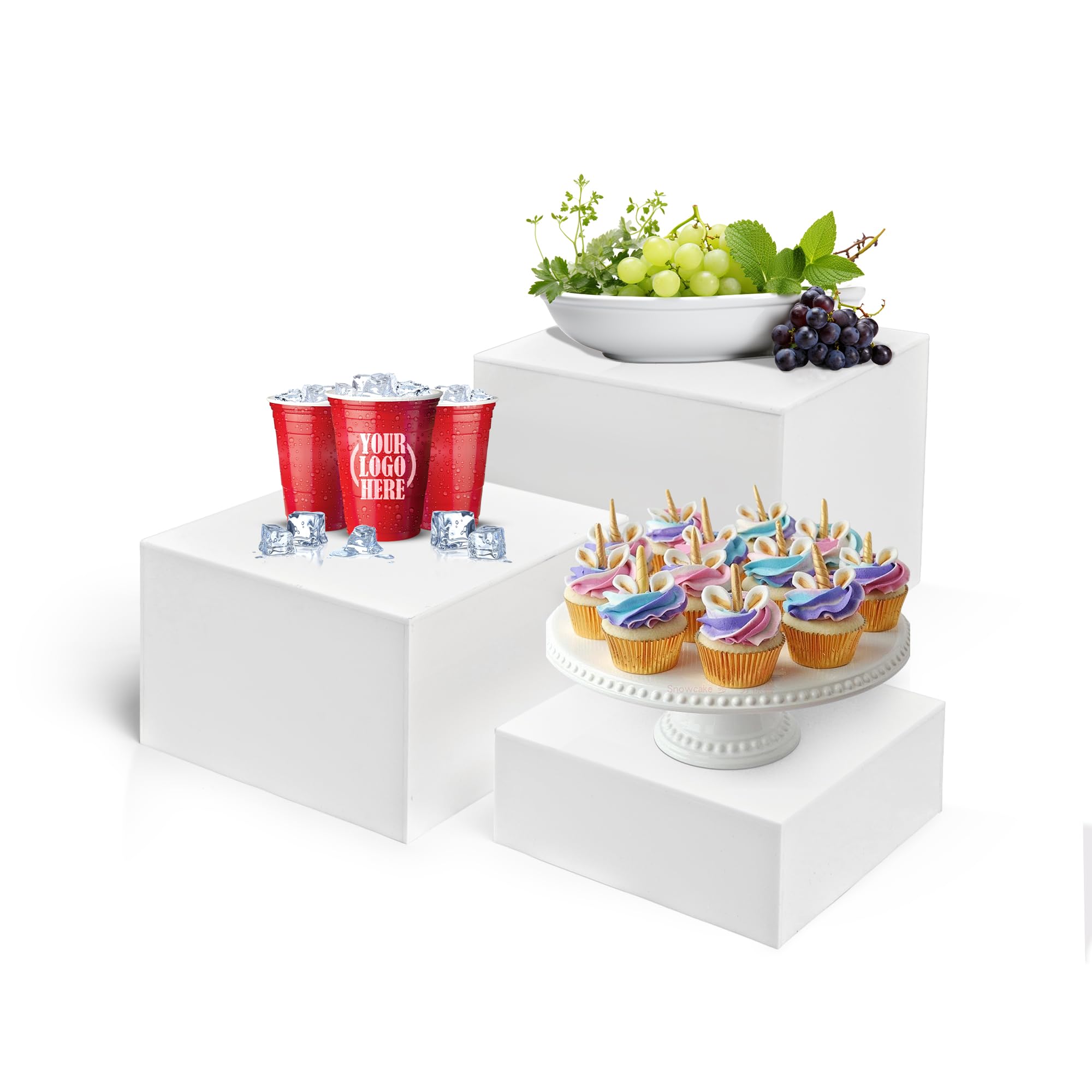 HPC DECOR Buffet Risers,Food Risers for Buffet Table,Risers Display ...