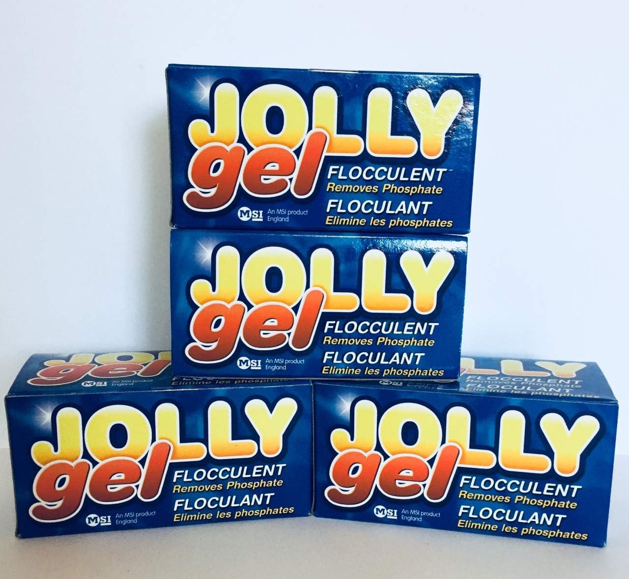 JOLLY GEL Piscina Flocculent x 4 Cajas (16 Cubos): Amazon.es: Jardín