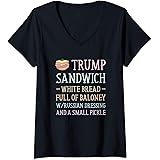 Amazon.com: Anti Trump Sandwich Sign Funny T-Shirt : Clothing, Shoes ...