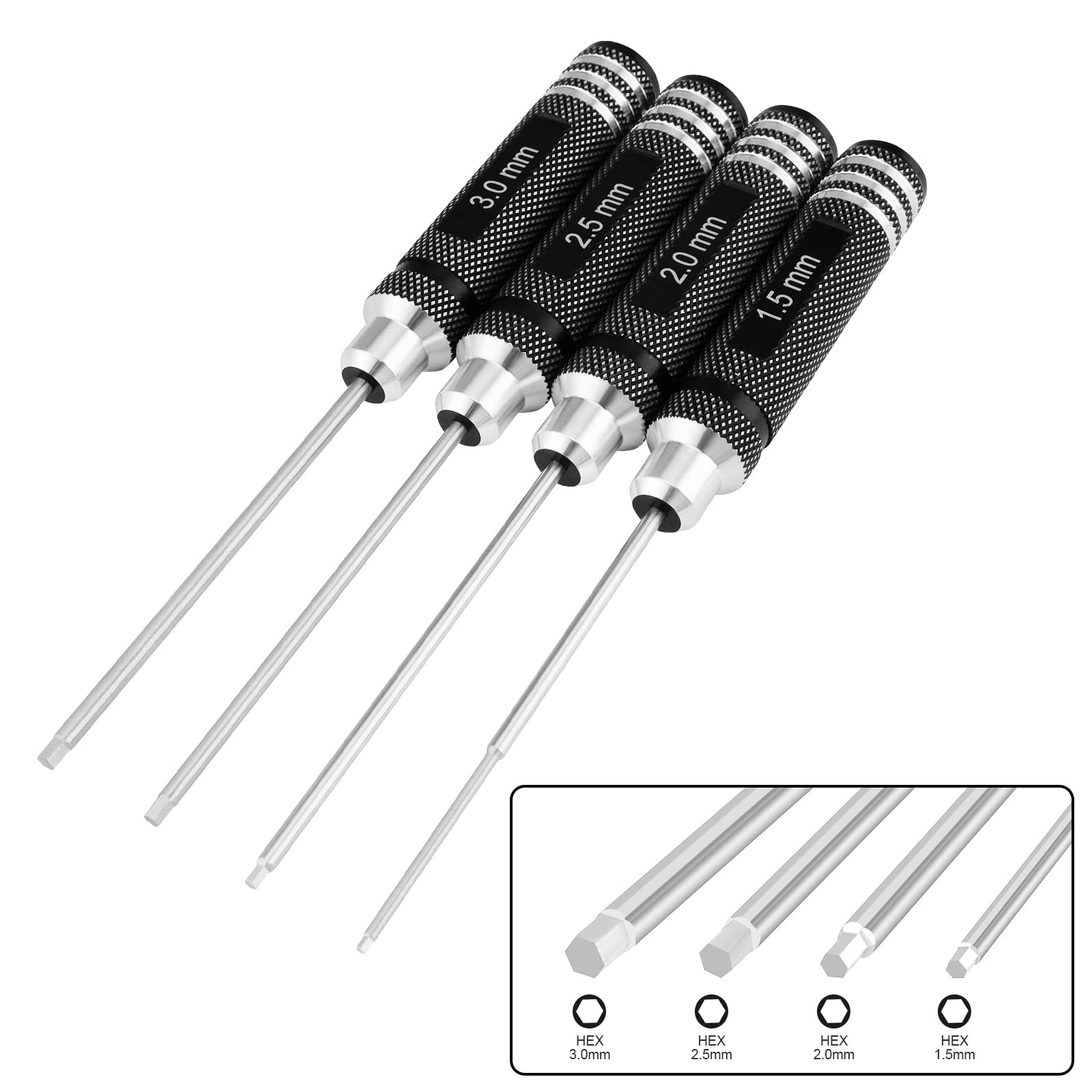 Mua Hobby-Ace RC Hex Driver Set - 4pcs Hex Allen Screwdriver Kit 1.5mm ...