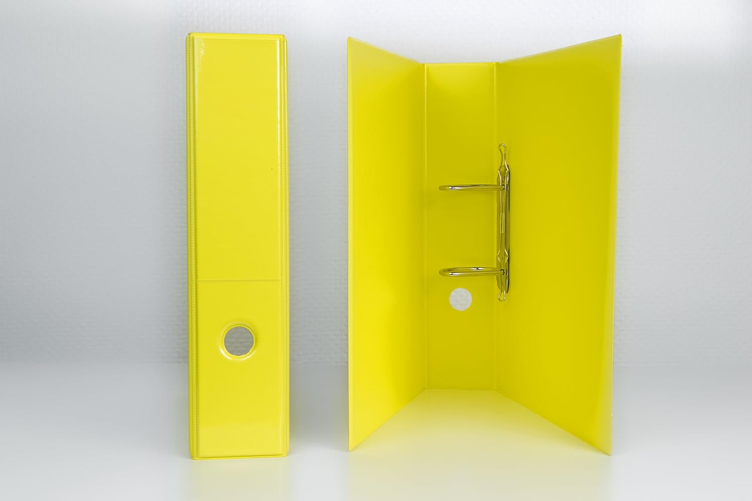 2 DIN A4 Presentation Ring Binder in Yellow Width 65 mm made in Germany ...