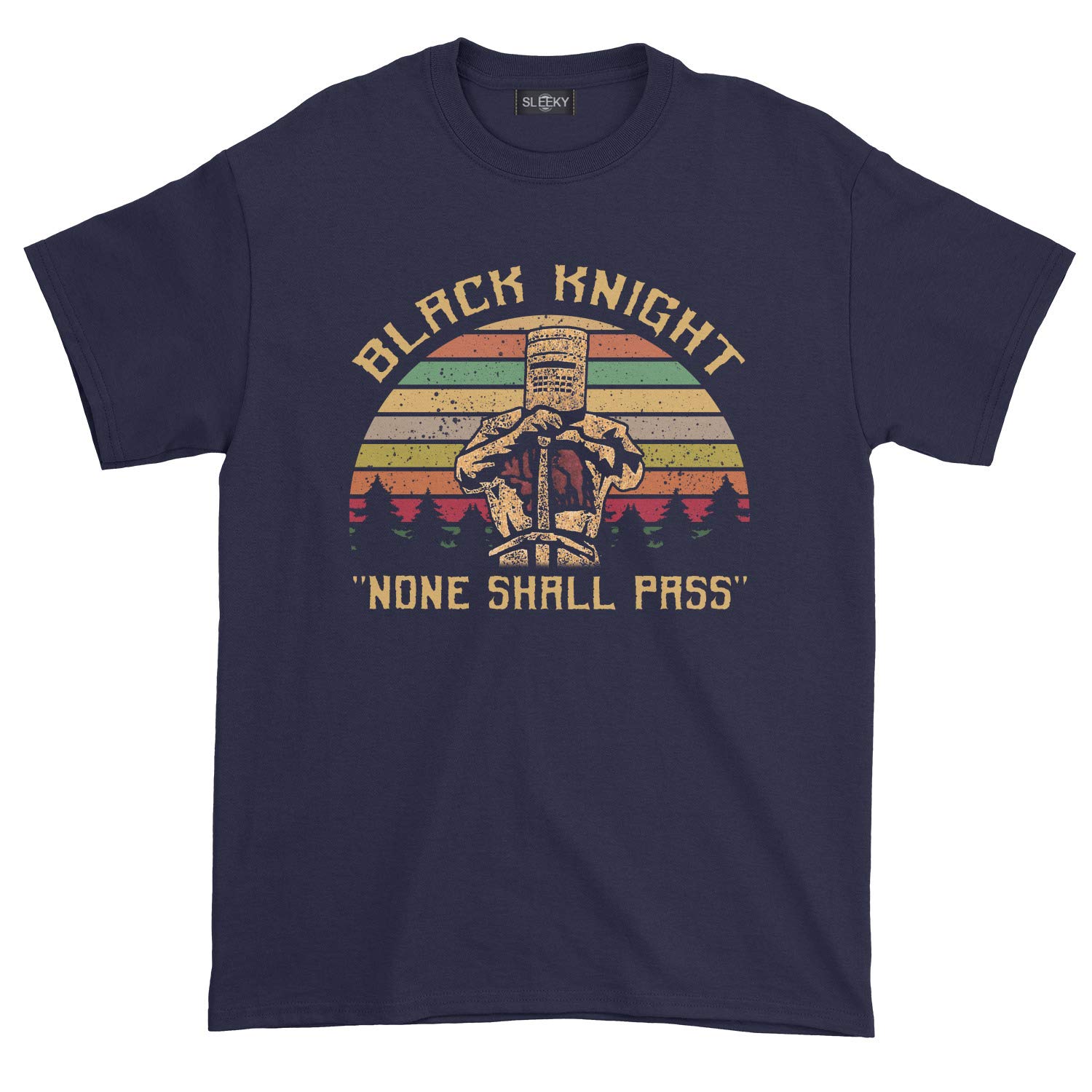 Black Knight None Shall Pass Monty Python Holy Grail T Shirt ...