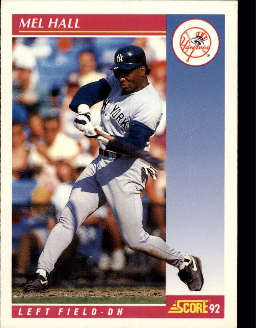 Amazon.com: 1992 Score Baseball Card #154 Mel Hall Mint: Collectibles ...