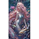 Amazon.com: 5D Christmas Diamond Painting Kits for Adults, DIY Mermaid ...