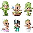 Amazon.com: Marvel I Am Groot Figure Collection, 6 Mini Groot Action ...