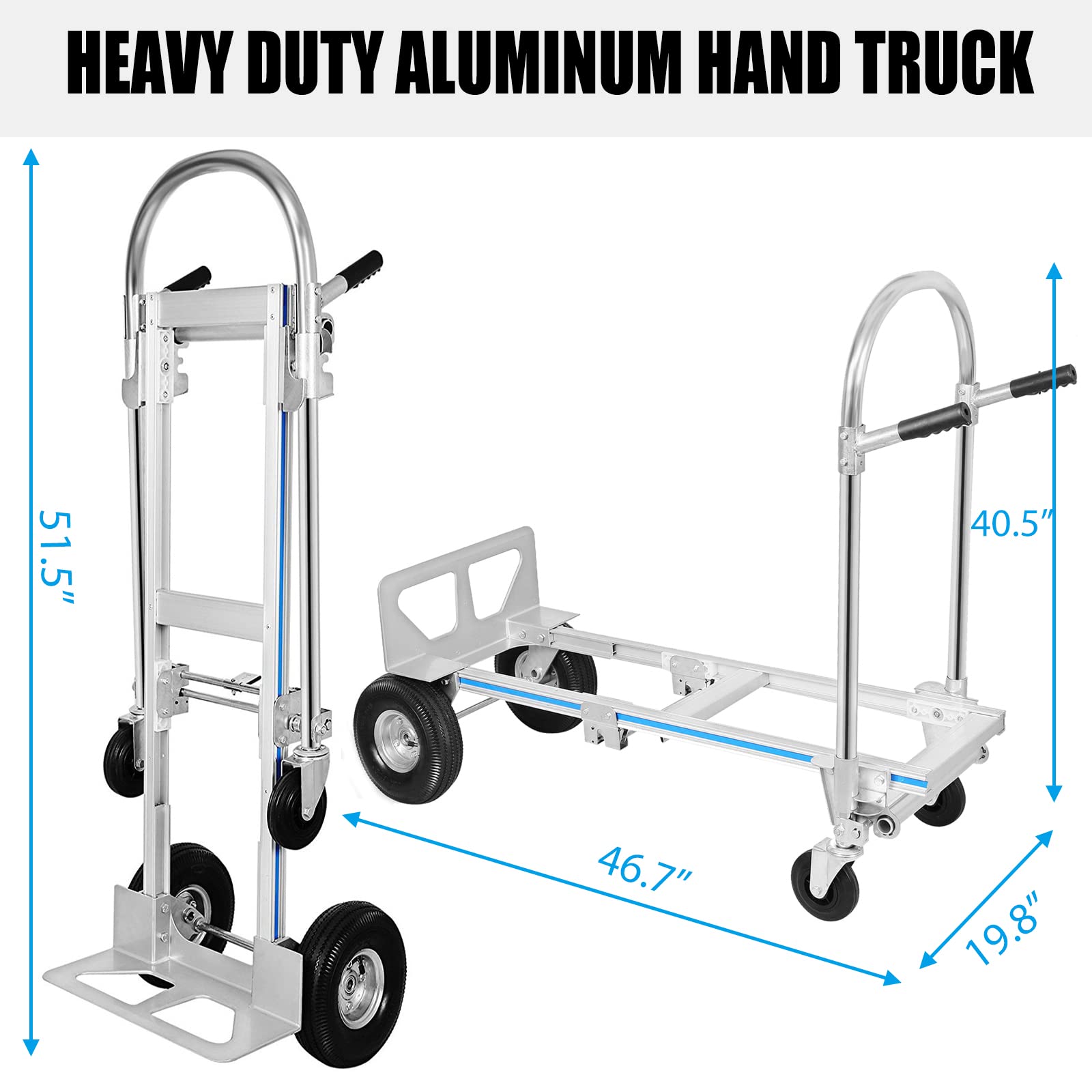 Mua TOPDEEP 2 in 1 Aluminum Hand Truck, Industrial Convertible Hand ...