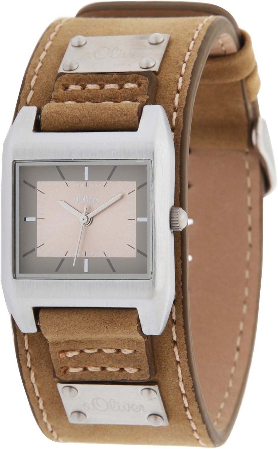 s.Oliver Women's Quartz Watch s.Oliver SO-2165-LQ with Leather Strap ...