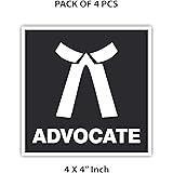 ARWY Advocate Logo Black & White car Decal Sticker Windows Sides Hood ...