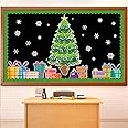 Amazon.com: Christmas Tree Bulletin Board Decorations for Classroom DIY ...