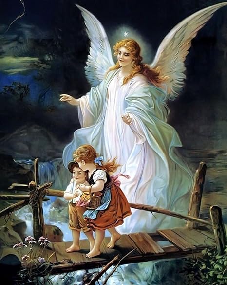 Amazon.com: Jesus Christ Guardian Angel/Christian 8 x 10 GLOSSY Photo ...