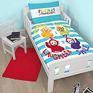 Amazon.com: Teletubbies Junior COT Bed Duvet Cover and Pillow Case Set ...