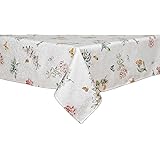 Amazon.com: Lenox Butterfly Meadow 60"x84" Oblong Tablecloth, Blue ...