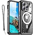Amazon.com: AICase iPhone 13 Pro Case Waterproof with MagSafe Clear Snowproof,Dustproof and ...