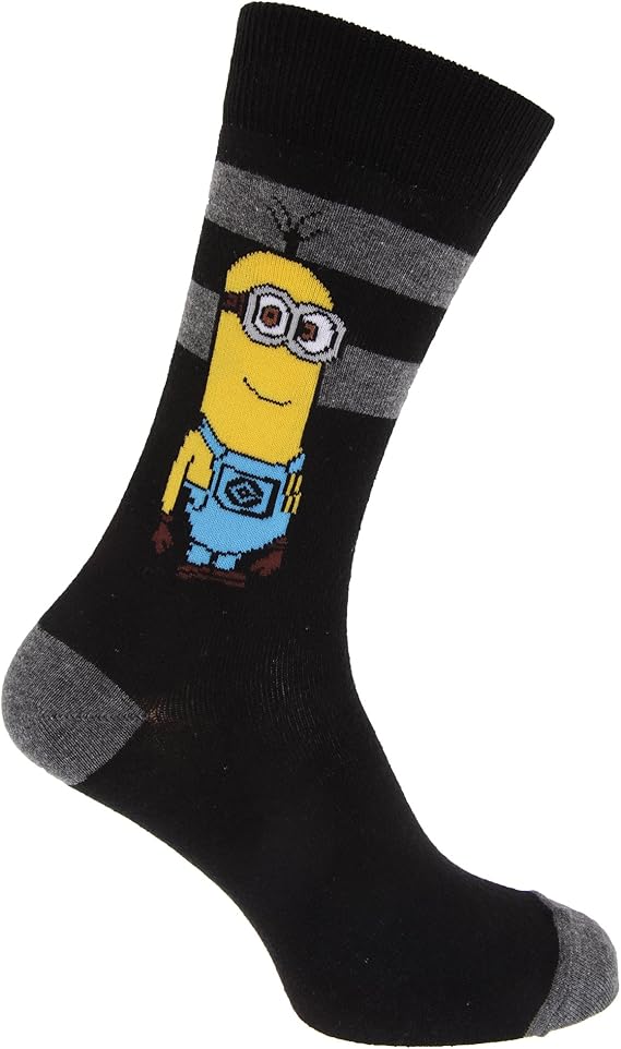 Despicable Me Mens Minions Ankle Socks (1 Pair) at Amazon Men’s ...