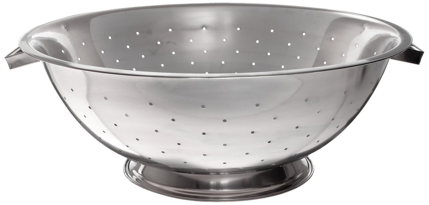 Amazon.com: Adcraft COL-14 13 qt Mirror Finish Stainless Steel Colander ...