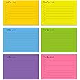 Amazon.com : TIESOME to do List Sticky Notes pad, 6 Pack Bright Colors ...