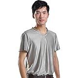 Amazon.com: OURSURE EMF Radiation Shield Men T-Shirt V-Neck Health ...