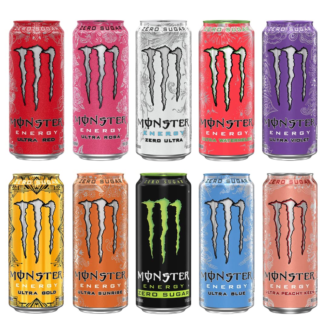 Mua Monster Energy Sampler Pack, Super Drink 10 Flavor Variety Pack ...