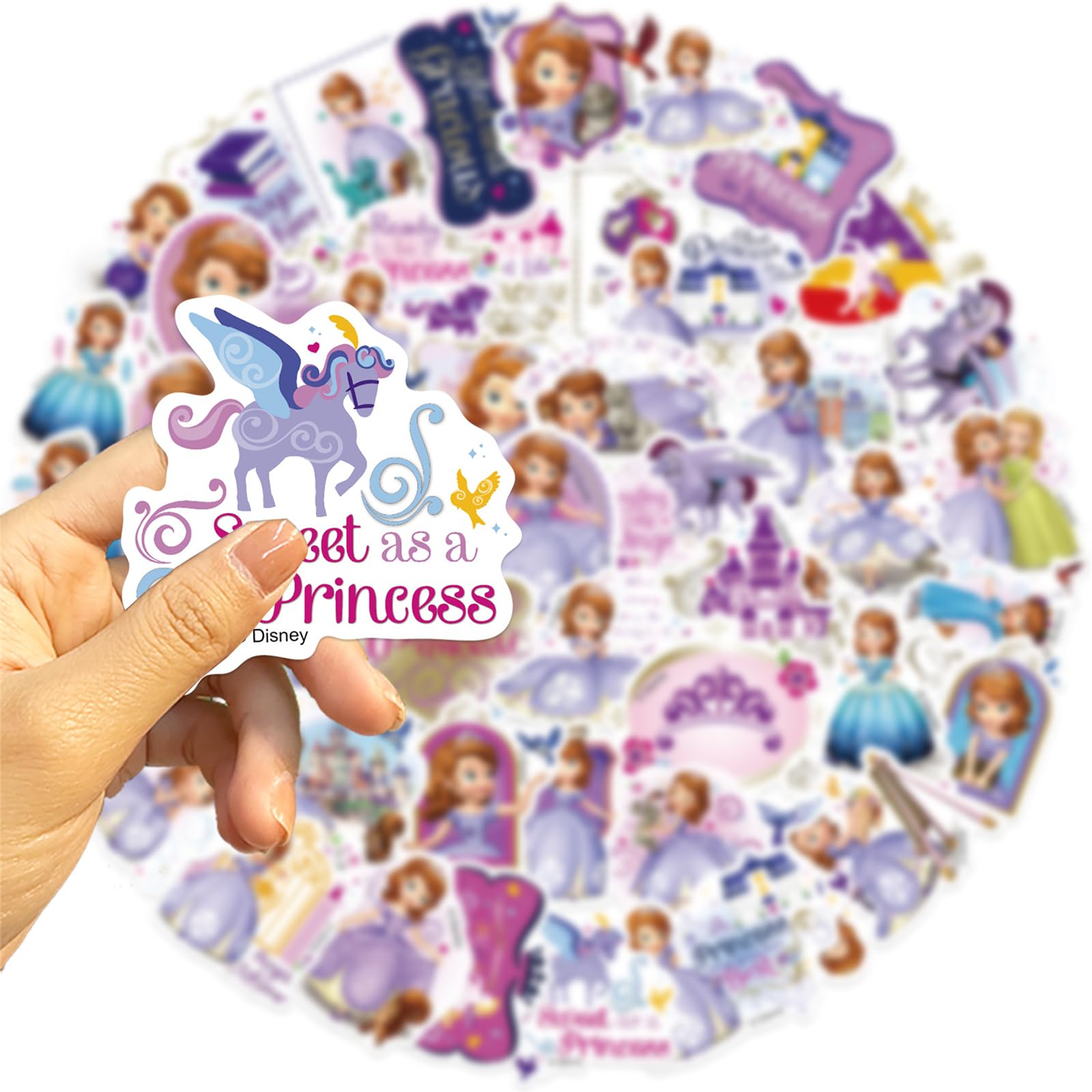 Mua Sofia The First Stickers 50pcs Princess Stickers Cute Cartoon ...