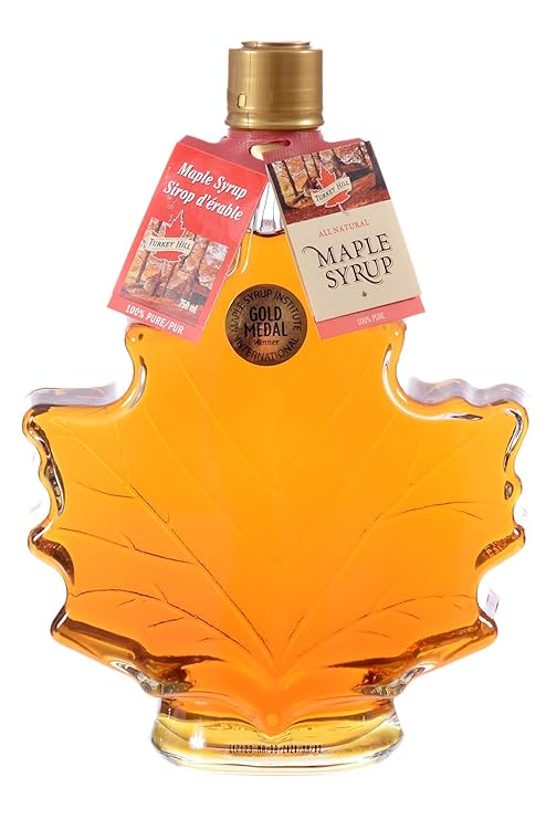 Amazon.com : Turkey Hill Grade A Pure Maple Syrup 500ML Maple Leaf ...